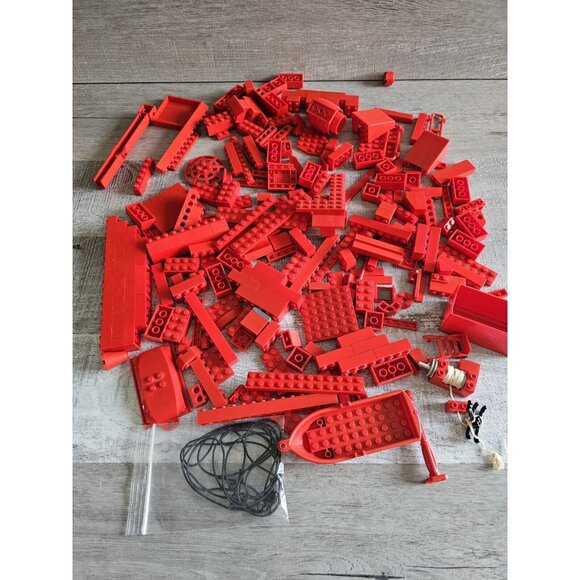 Lego | Toys | Lego Red Color Boat Sorted Bricks Pieces Plates Parts ...